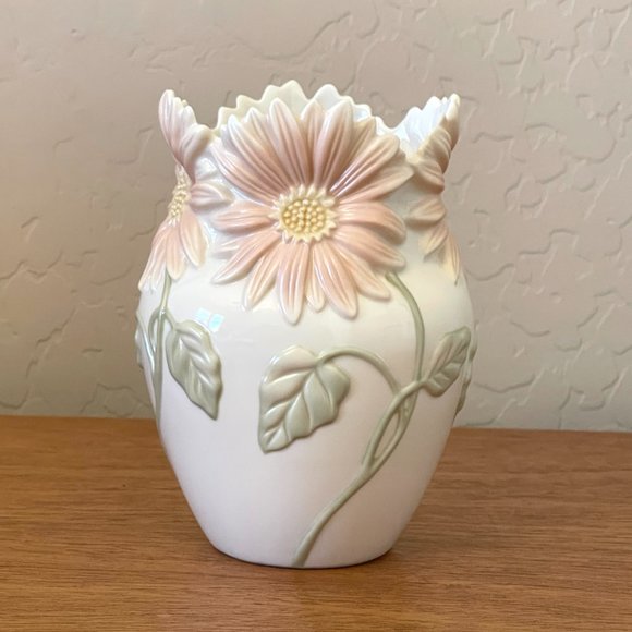 Lenox | Accents | New Lenox Vase Gerbera Daisy Floral Blossoms ...